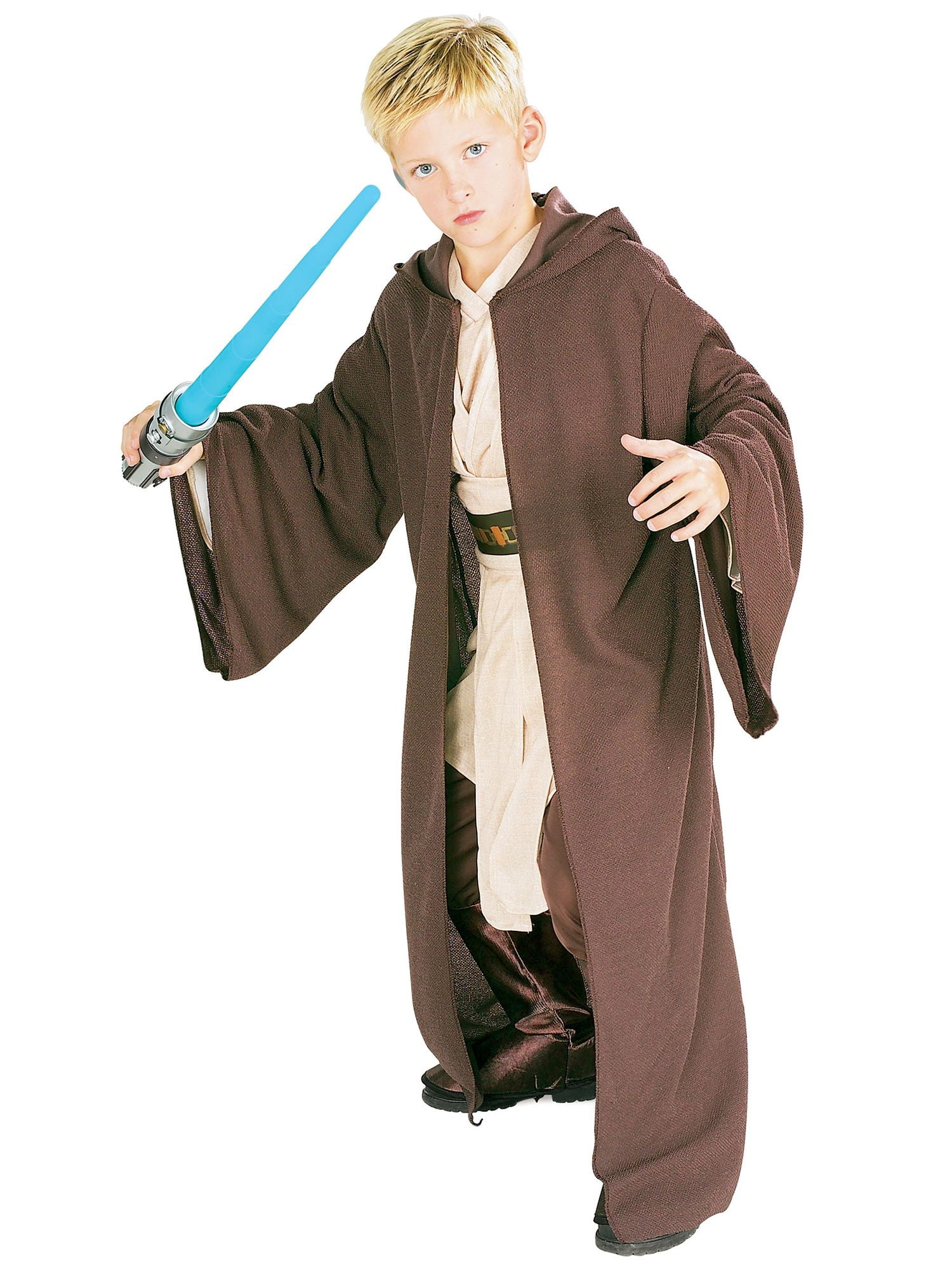 Rubie's Deluxe Jedi Knight Robe Star Wars Classic Boy's Halloween Fancy ...