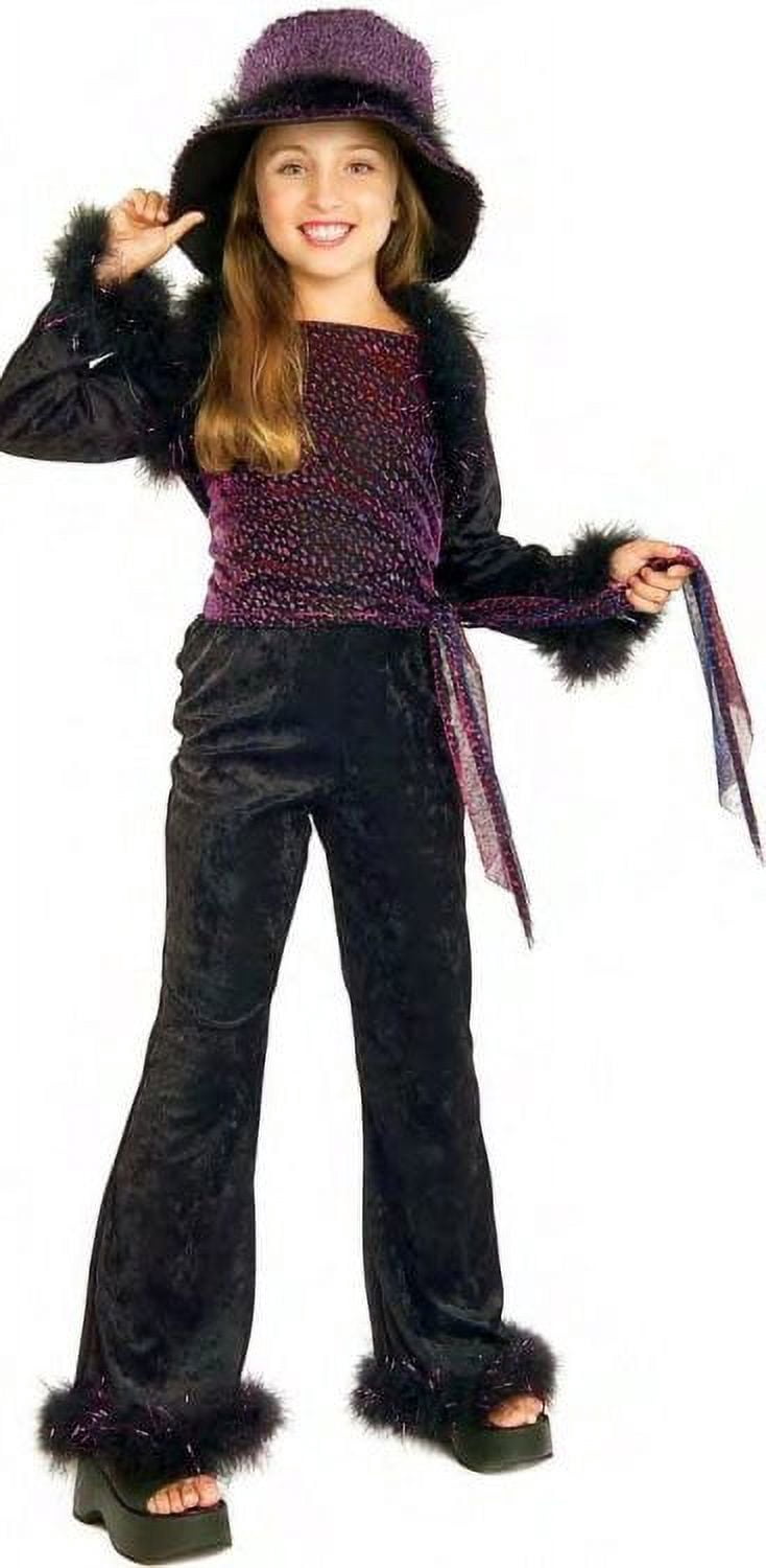 Rubie's Girls 'Chic Diva' Halloween Costume, Black/Purple, S - Walmart.com