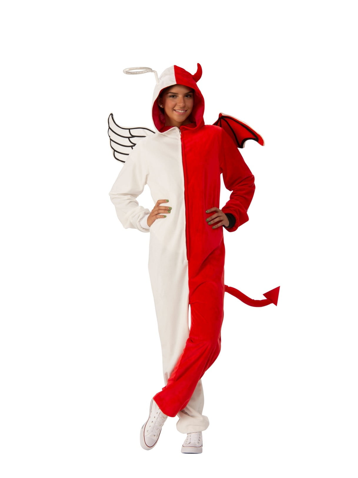 RUBIES II Good vs Evil Angel Demon Costume for Adults, Unisex Small ...