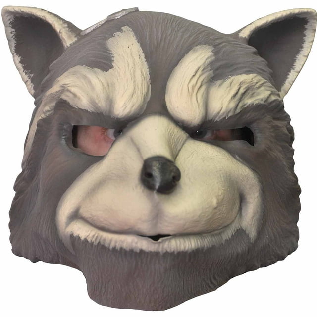 Rubie's Men's Guardians of the Galaxy Rocket Raccoon Overhead Mask ...