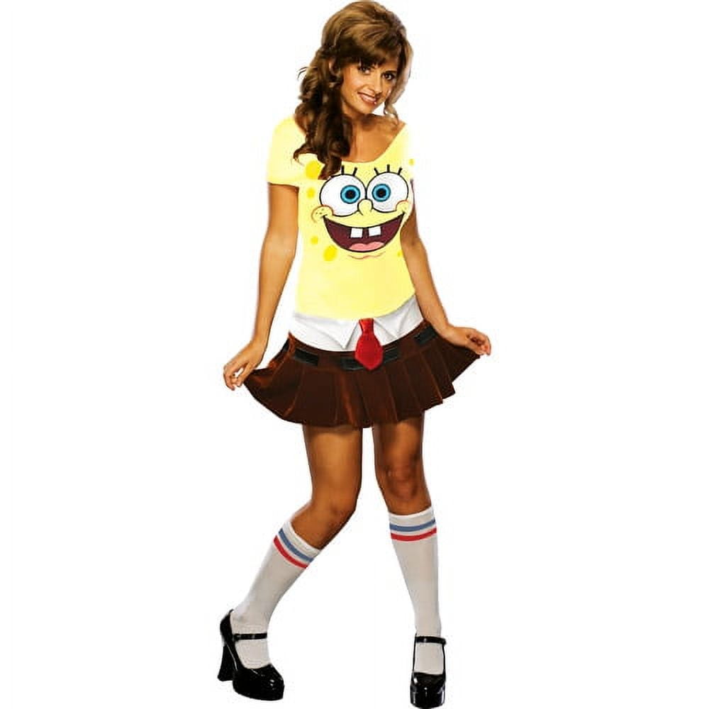 Rubie's SpongeBob Female Version Adult Halloween Costume, Includes ...