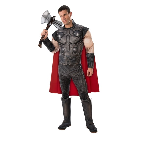 Rubie's Thor Deluxe Men's Halloween Fancy-Dress Costume for Adult ...