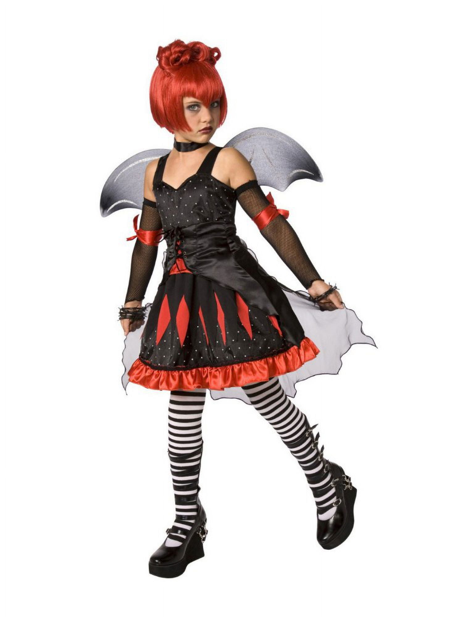 Rubies Batty Princess Costume Gothic Bat Dress with Wings Large (10-12 ...