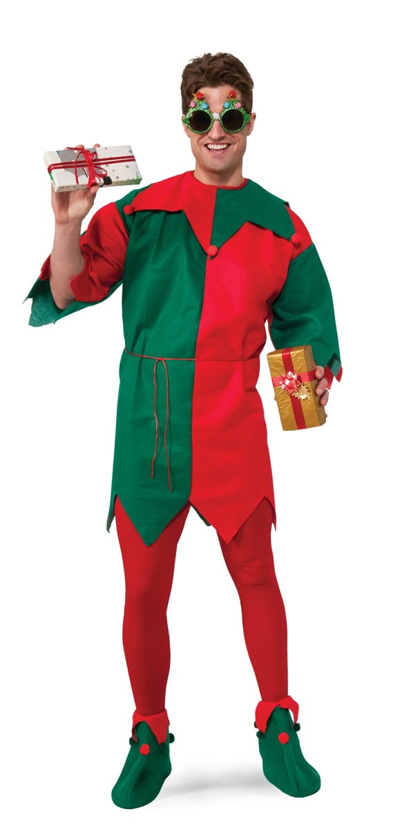 Rubies Christmas Elf Tunic Costume for Adults - Walmart.com