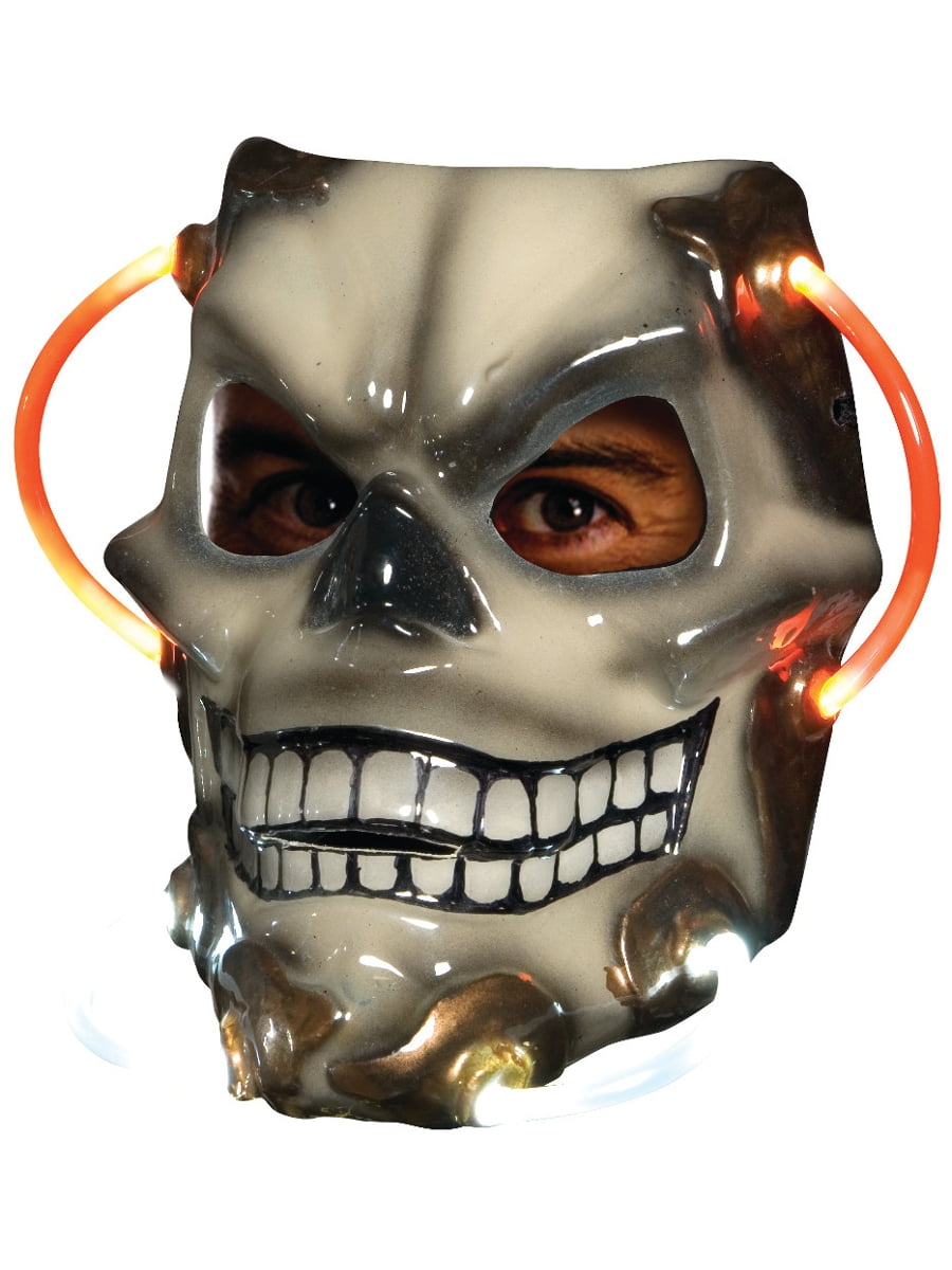 Rubies Costume Co Adult's Skull Light Up Skeleton Costume Accessory ...