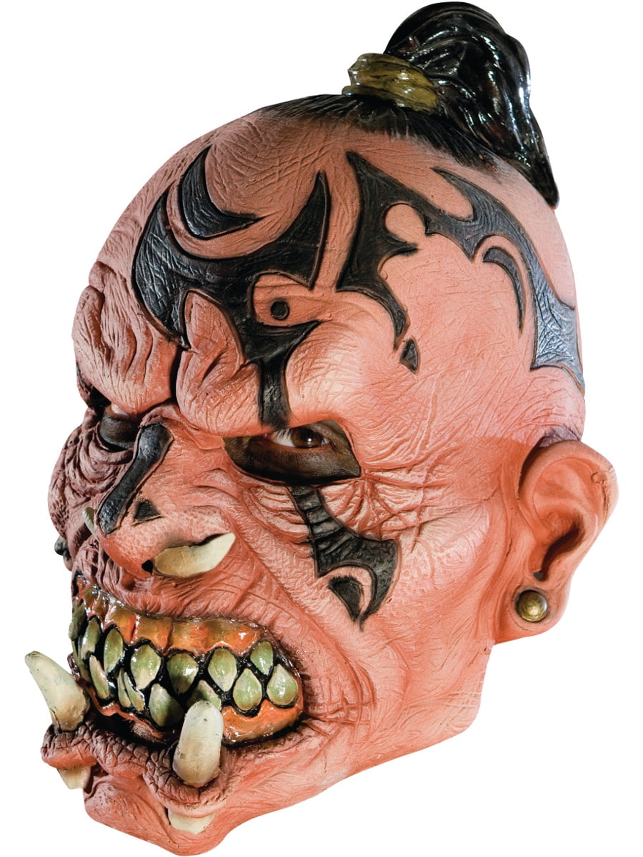 Child Monster Orc Headhunter 3/4 Vinyl Costume Mask - Walmart.com
