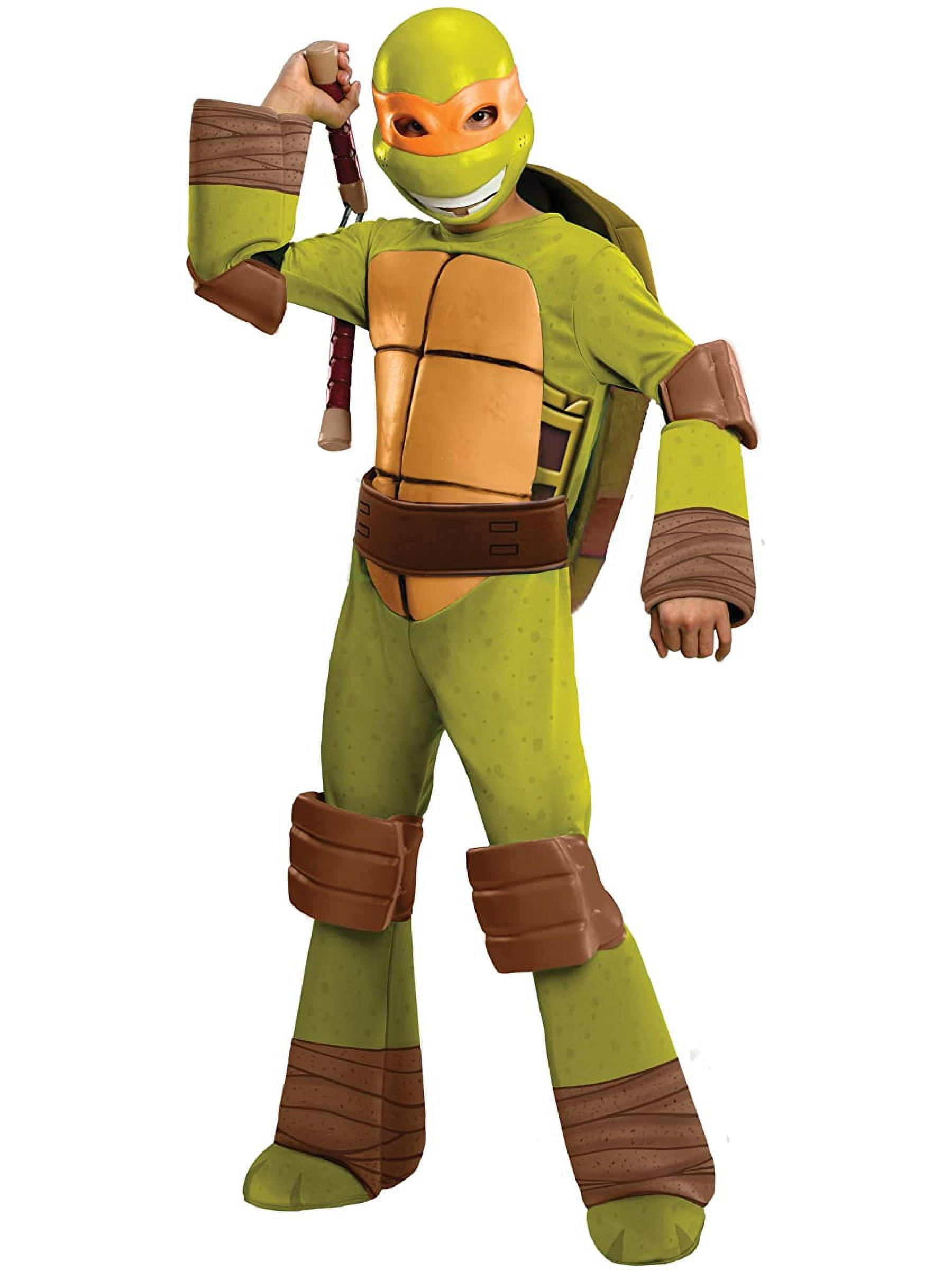 Teenage Mutant Ninja Turtles Animation Michelangelo Dlx Boy's Costume ...