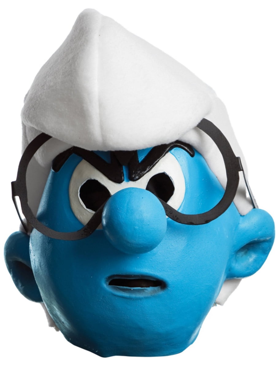 Rubies Costume Co The Smurfs 2 Adult Brainy Smurf 3/4 Vinyl Costume ...