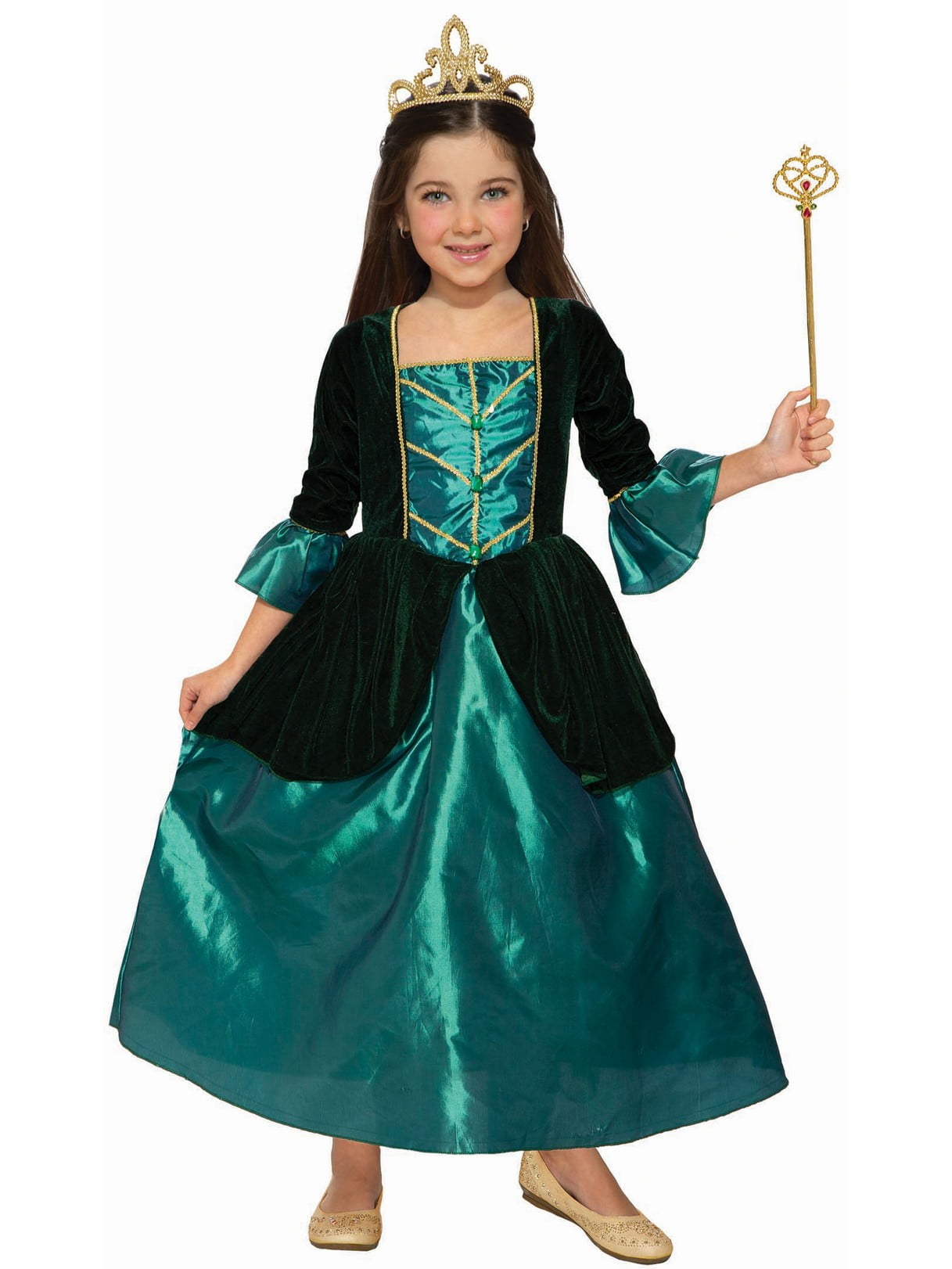 Rubies Evergreen Princess Costume for Kids, Girls Large - Walmart.com