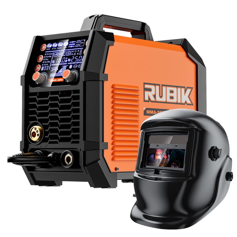 Rubik 250A MIG Welder 6 IN 1 MIG/LIFT TIG/Dual Gas/Gasless Welding ...