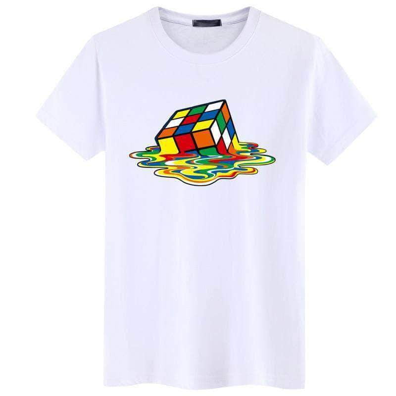 Rubik Cube Print T Shirts - Walmart.com