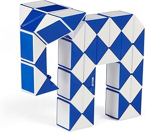 Rubik’s Connector Snake, Two-Pack Cubes 3D Puzzle Game Stress Relief ...