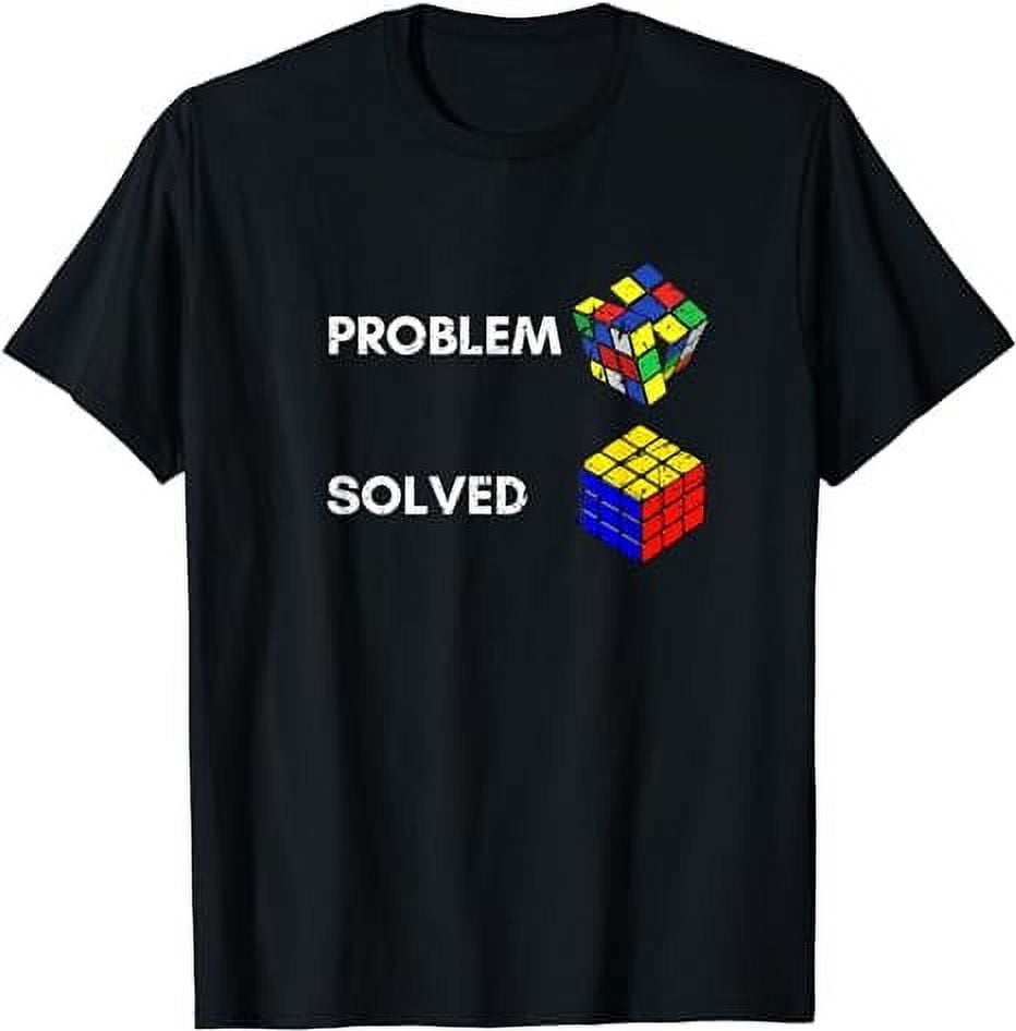 Rubiks Cube Speed Cubing Master 80s Vintage 3x3 Cube Puzzle T-Shirt ...