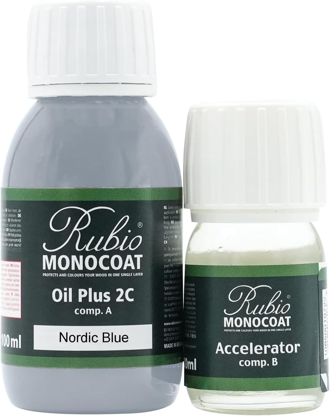 Rubio Monocoat Wood Stain & Finish 65 ft² - Nordic Blue | Oil Plus 2C ...