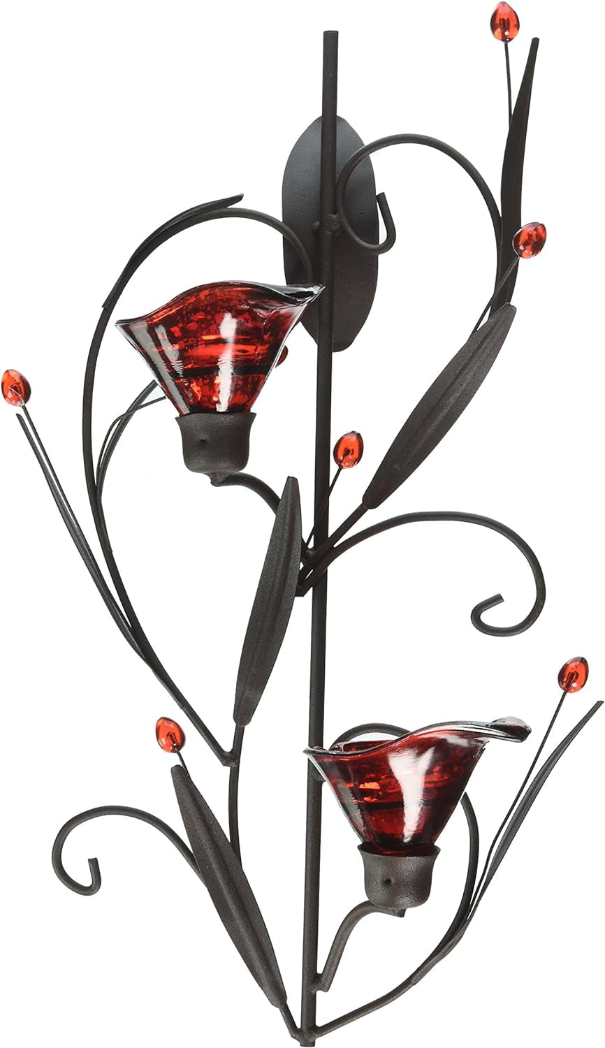 Ruby Blossom Tealight Sconce - 1 Unit - Walmart.com