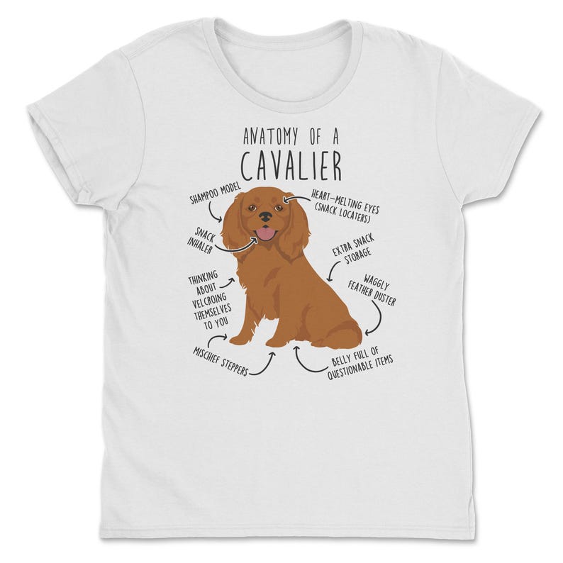 Ruby Cavalier King Charles Spaniel Shirt, Funny Cav Lover Tee, Pet Mom ...
