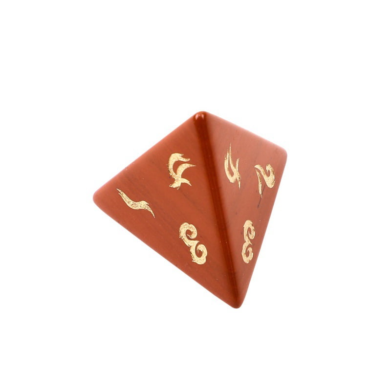 Ruby Crystal Dice Hand-Carved Gemstone Dice D4 D6 D8 D10 D12 D20 ...
