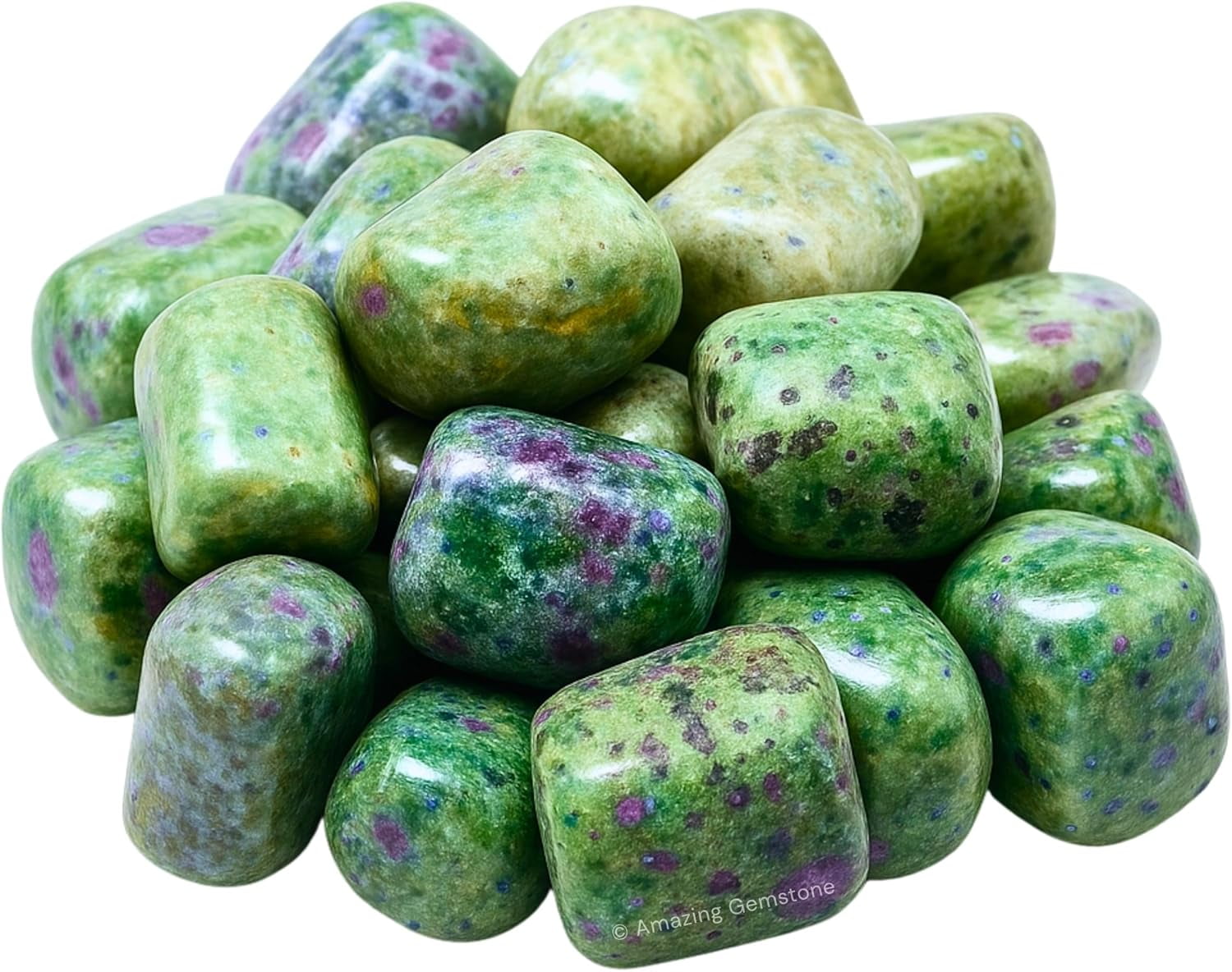 Ruby Fuchsite Crystals and Healing Stones Tumbled - 1000+ Carats ...
