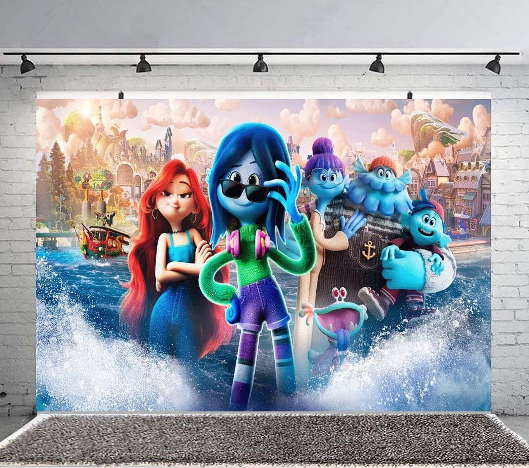 Ruby Gillman, Teenage Kraken Backdrop Banner Party Supplies Poster ...