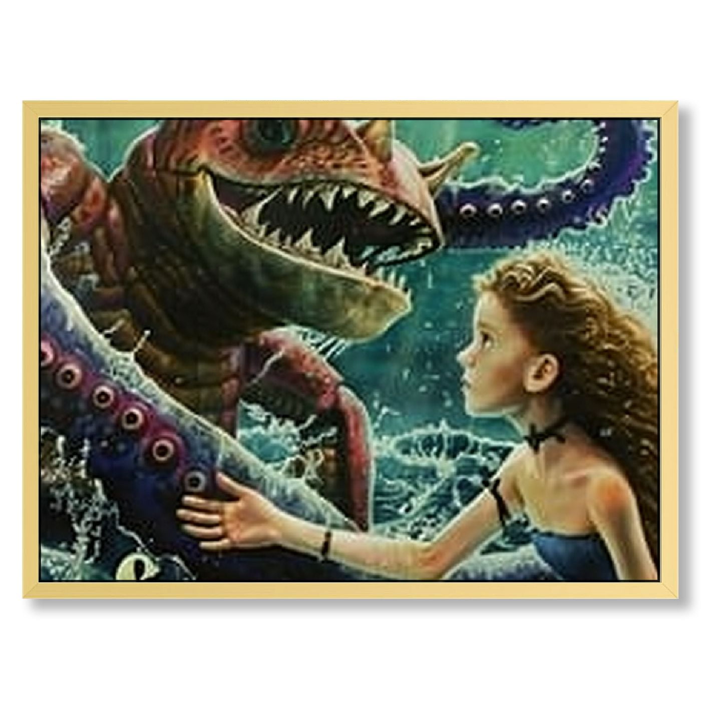 Ruby Gillman, Teenage Kraken Cool Art Print Posters for Room - Matte ...