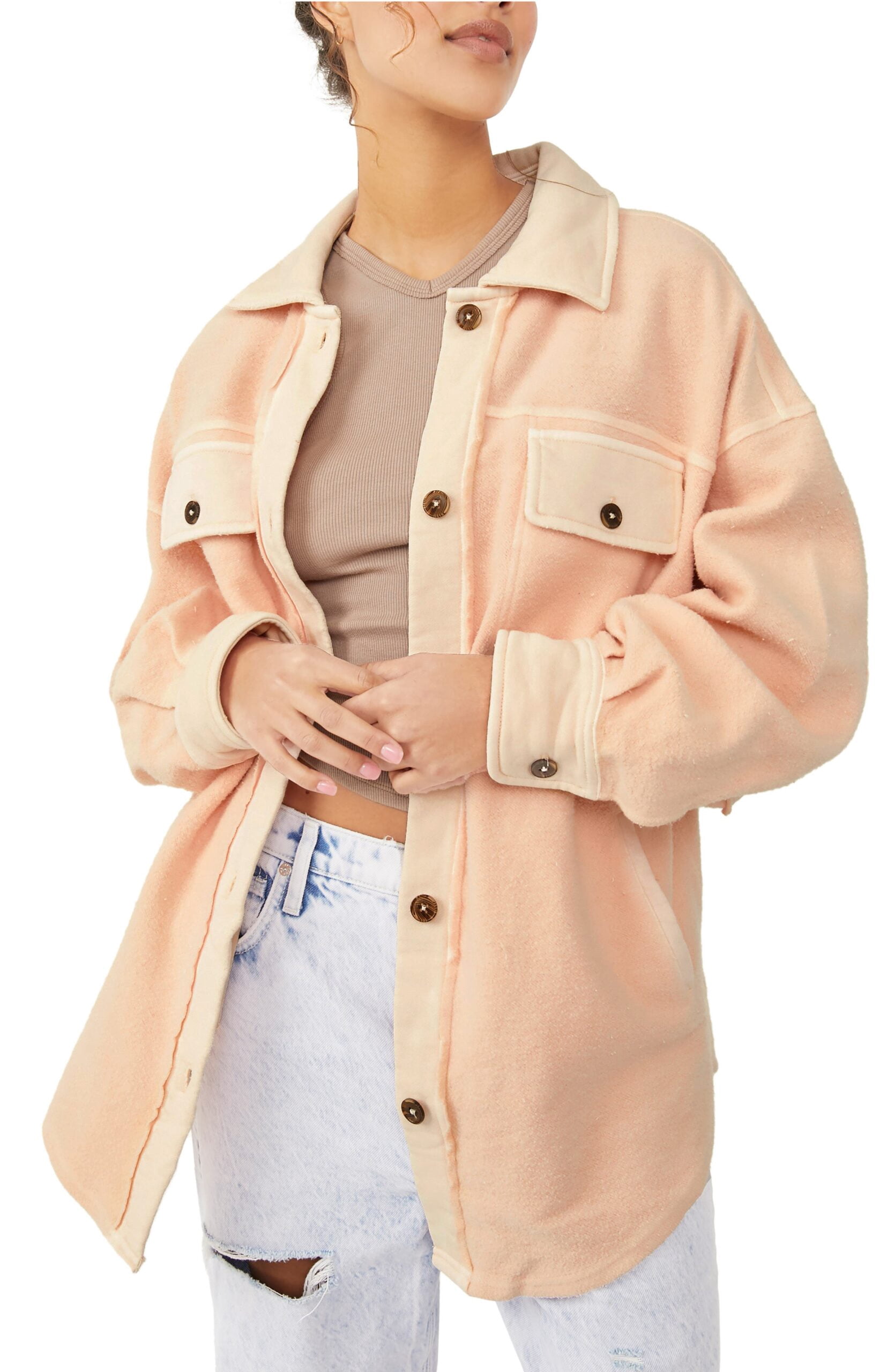 Free People Ruby Jacket In Sweetheart Sunrise - Walmart.com