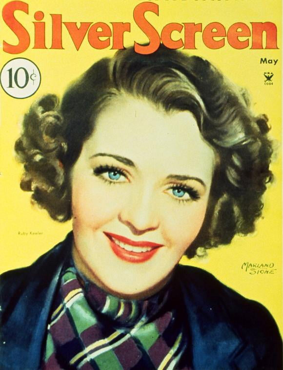 Ruby Keeler - movie POSTER (Modern Screen Magazine Cover 's Style C ...