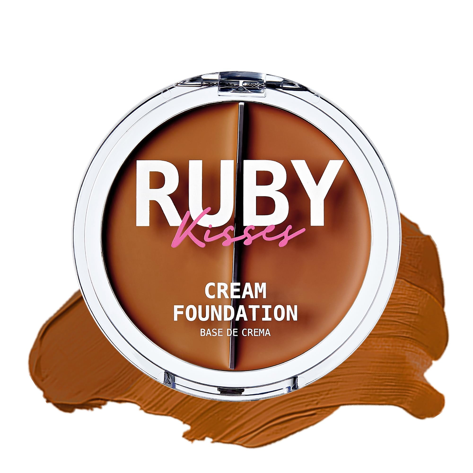 Ruby Kisses 3D Face Creator Cream Foundation & Concealer, 12 Hours Long Lasting, Medium to Full ...