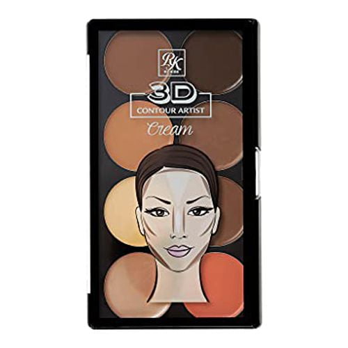 Ruby Kisses Flawless Finish with 3D Contour Cream Makeup Palette â ...
