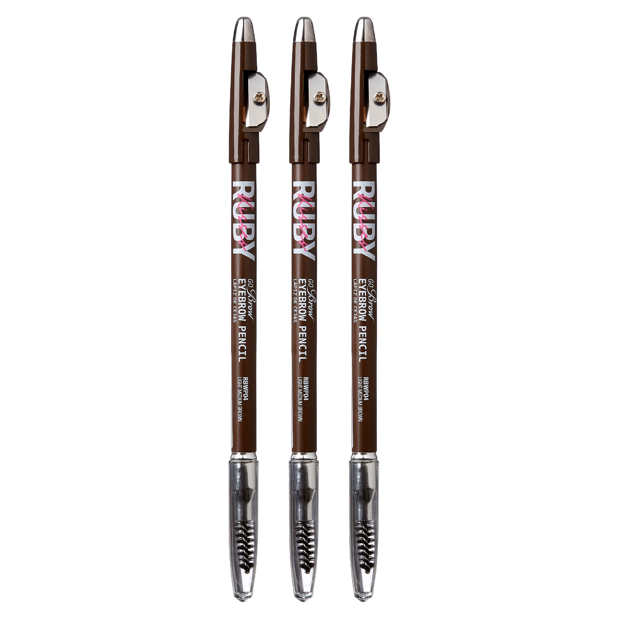 Ruby Kisses GoBrow Eyebrow Pencil, Sharpenable, Longwear, Long Lasting ...