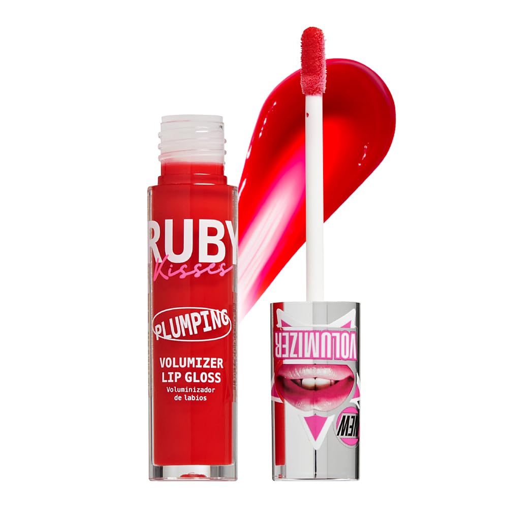 Ruby Kisses Plumping Lip Gloss, Hydrating High-Shine Volumizing Plumper ...