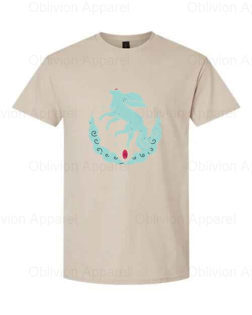 Ruby Magical Creature Red Gemstone Fantasy Beast Enchanted Being Tee ...