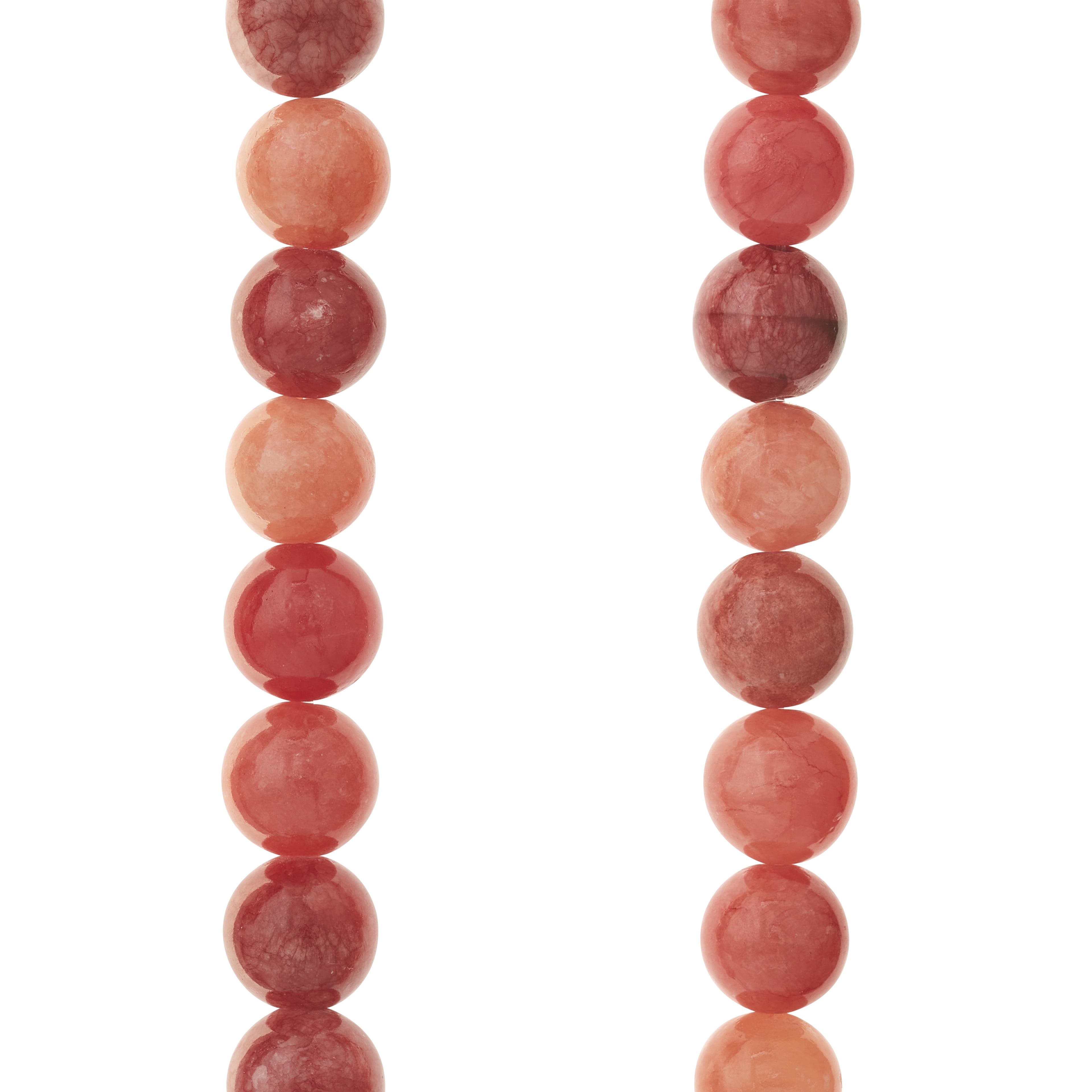 Ruby Mix Quartzite Round Beads - 8mm by Bead Landing - Walmart.com