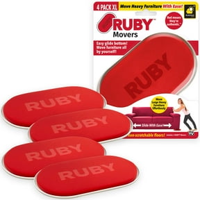 BulbHead Ruby Sliders, Silicone Chair Leg Covers, Floor Protectors, 8 ...