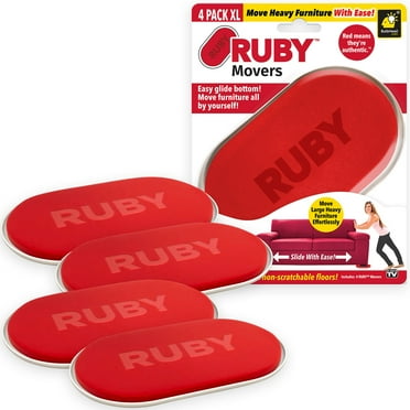 BulbHead Ruby Sliders, Silicone Chair Leg Covers, Floor Protectors, 8 ...