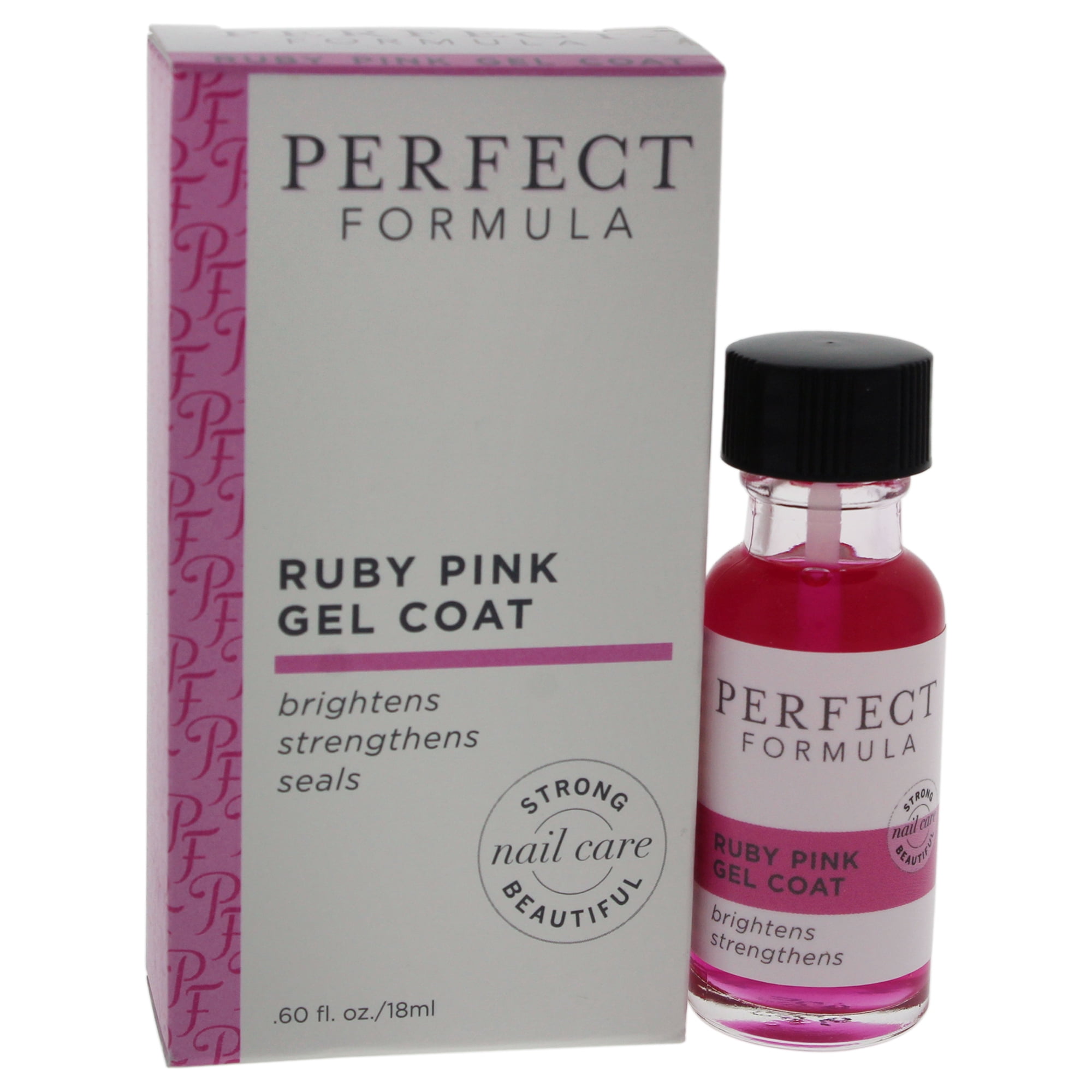 Perfect Formula Ruby Pink Gel Coat - Protein-Rich Nail Treatment for ...