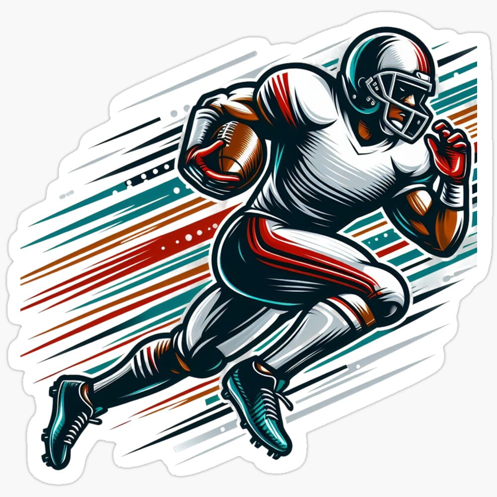 Ruby Player, American Football Sticker Baseball Sticker, Football ...