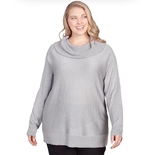 Ruby Rd (US, Alpha, 2X, Plus, Regular, Plus Size, Silver - Walmart.com