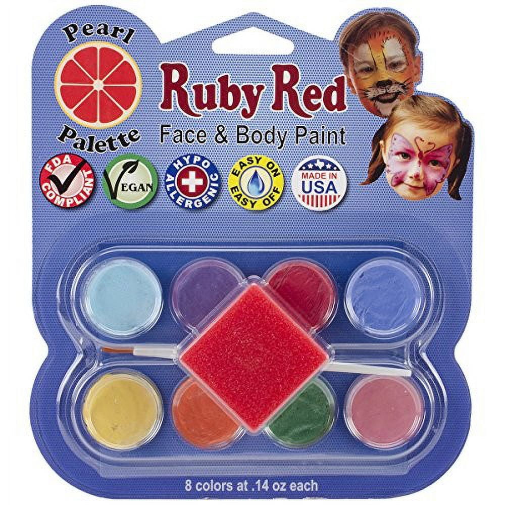 Ruby Red Face Paint Kit, Pearl - Walmart.com