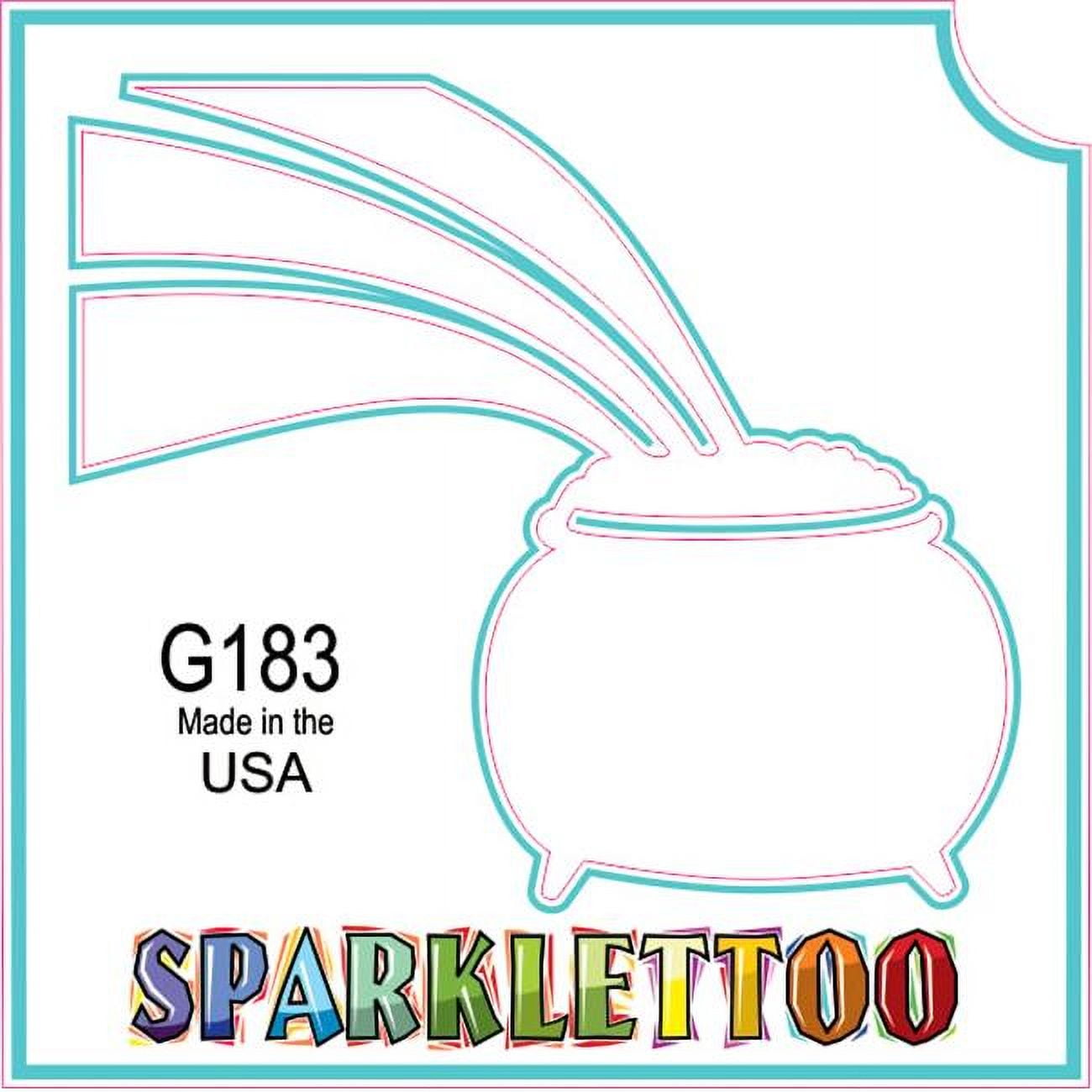 Ruby Red Paint G183 1.5 x 2.3 x 2.3 in. 3-Ply Pot Of Gold Rainbow ...