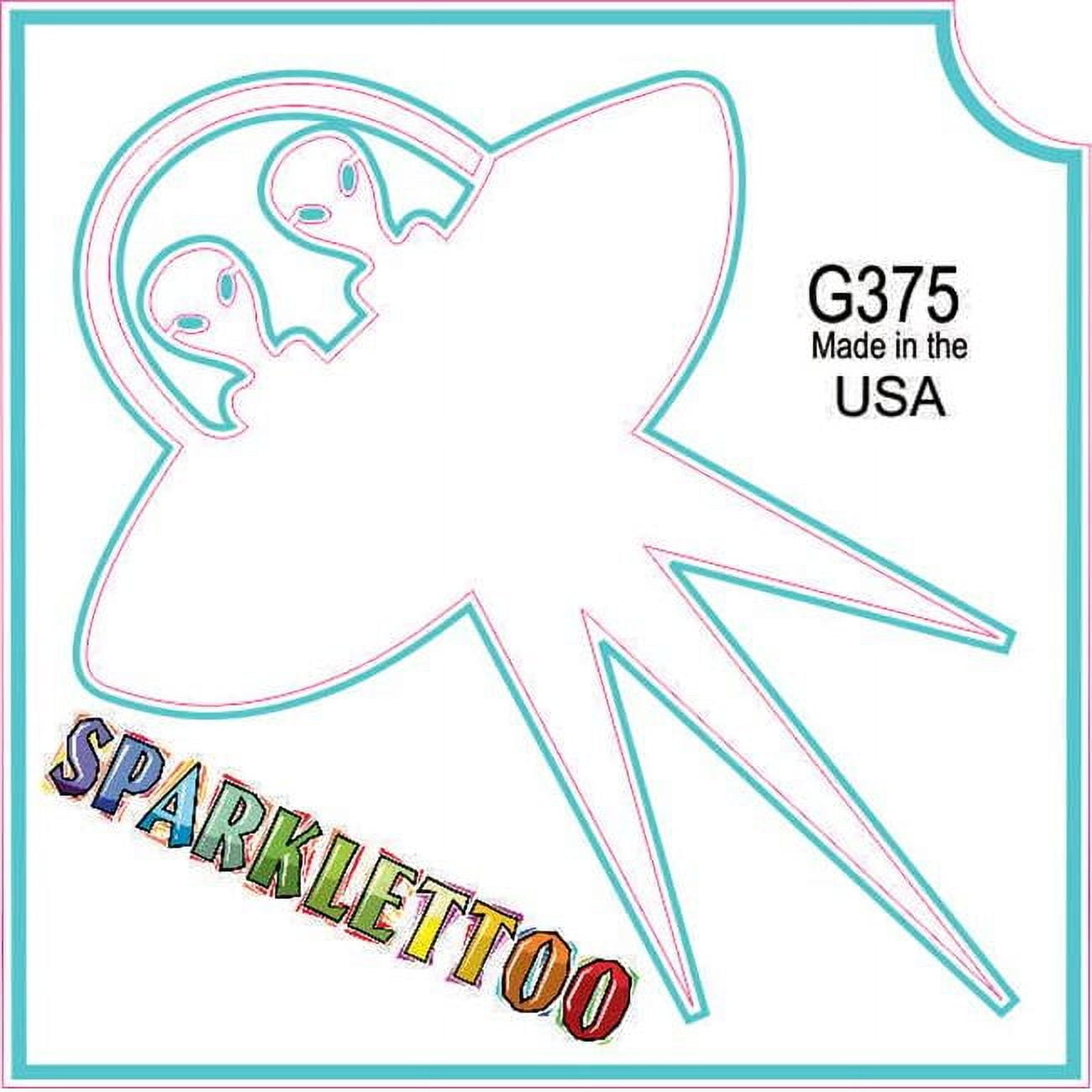 Ruby Red Paint G375-2 1.5 x 2.3 x 2.3 in. 2-Ply Space Ship Design ...