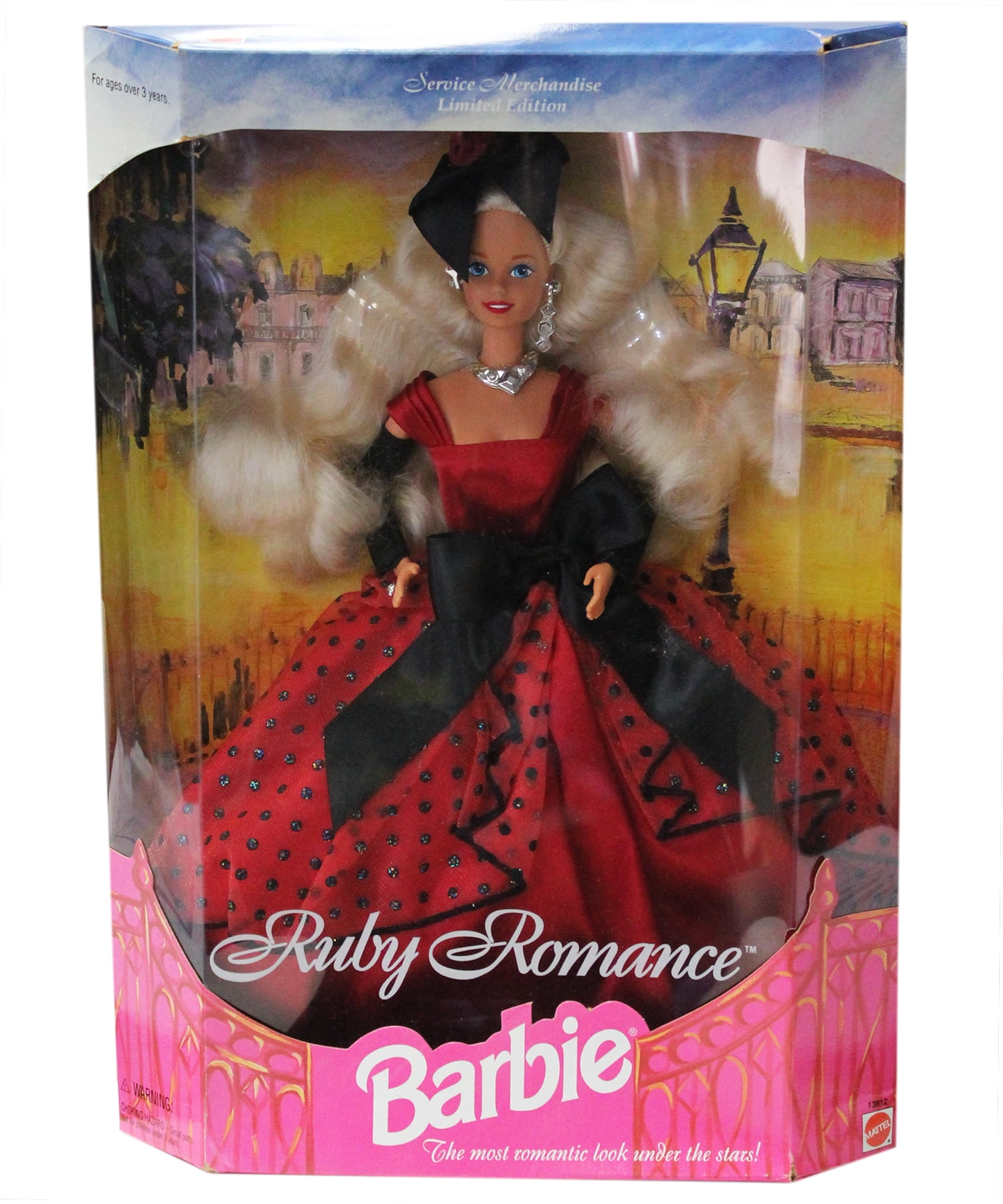 Mattel Ruby Romance Barbie Doll, 1995 Limited Edition, NRFB, Service ...