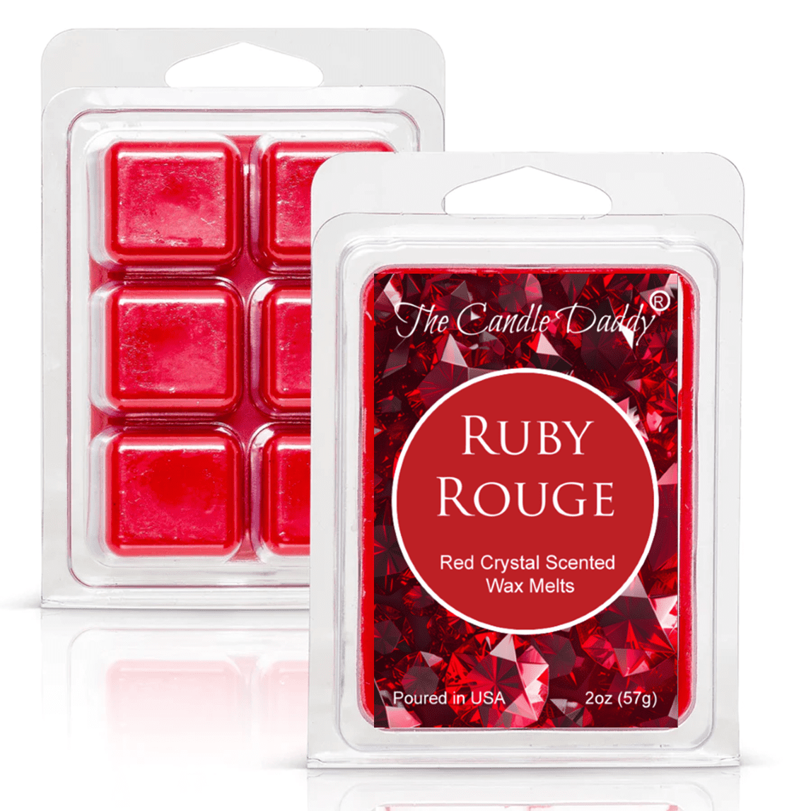 Ruby Rouge - Red Crystal Maximum Scented Wax Melt - 1 Pack - 2 Ounces ...