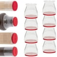 BulbHead Ruby Sliders, Silicone Chair Leg Covers, Floor Protectors, 8 ...