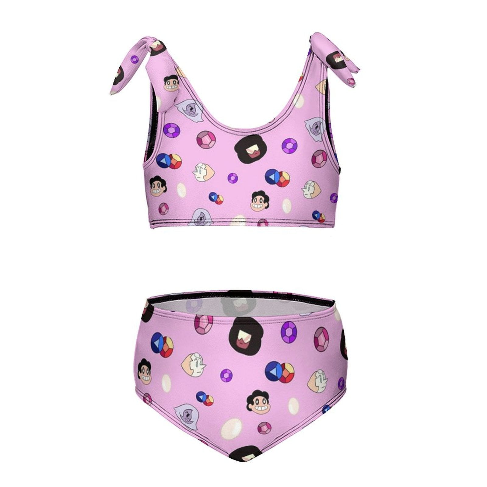 Ruby Steven Universe Cartoon Girls Swimsuits Set 2pcs Summer Holiday ...