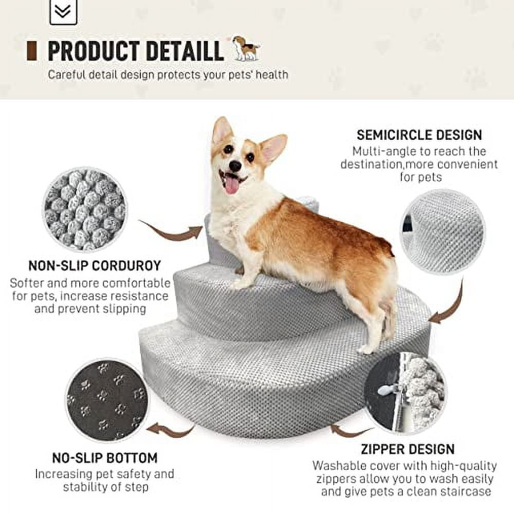 Rucener Dog Step Dog Stairs Pet Steps Pet Stairs Dog Stairs for Small ...