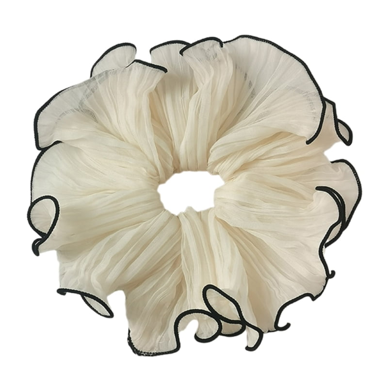 Ruched Hair Scrunchies Thick Oversized Hair Scrunchy Elegant Hair Rope ...