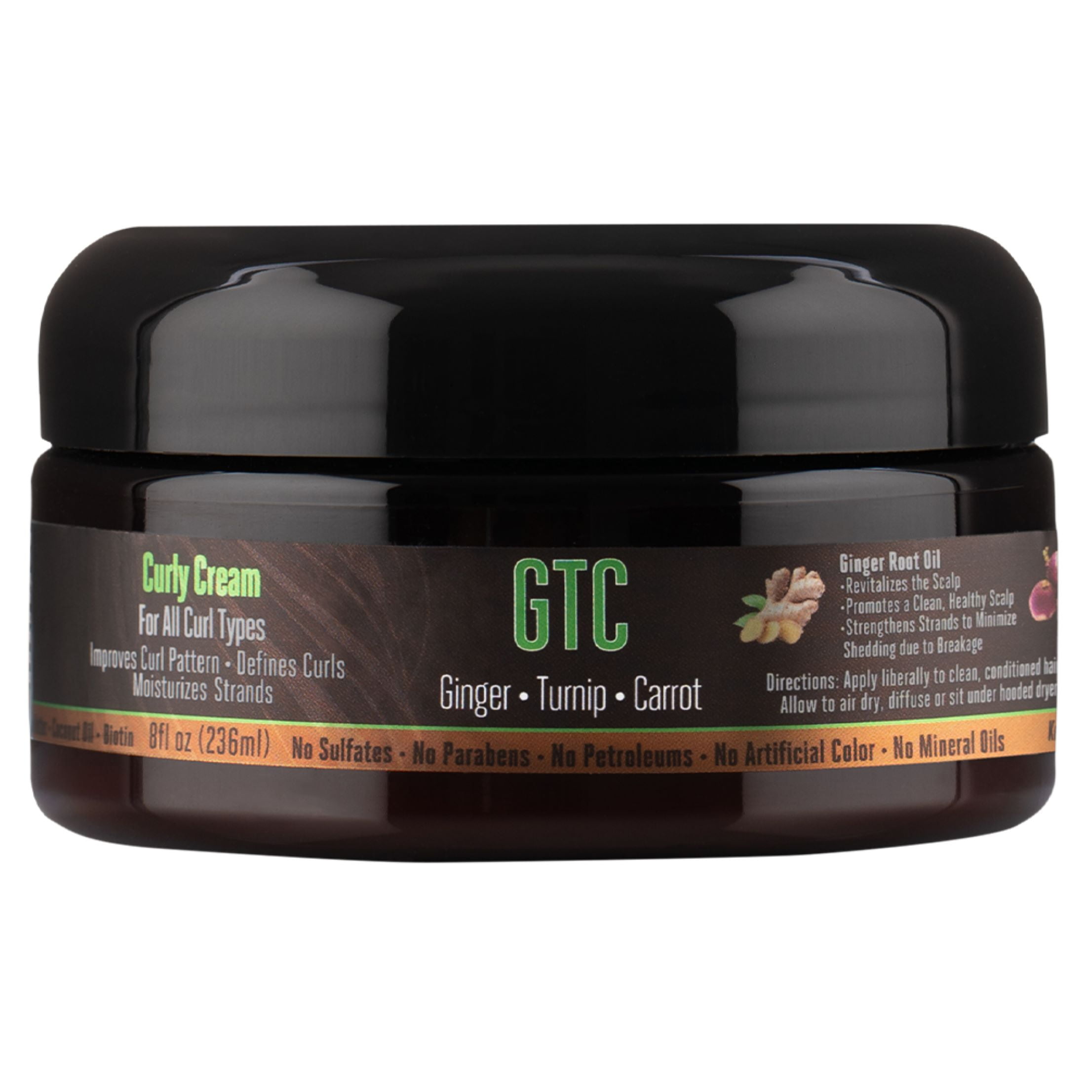 Rucker Roots GTC Curly Cream, Moisturizing, Unisex - Walmart.com