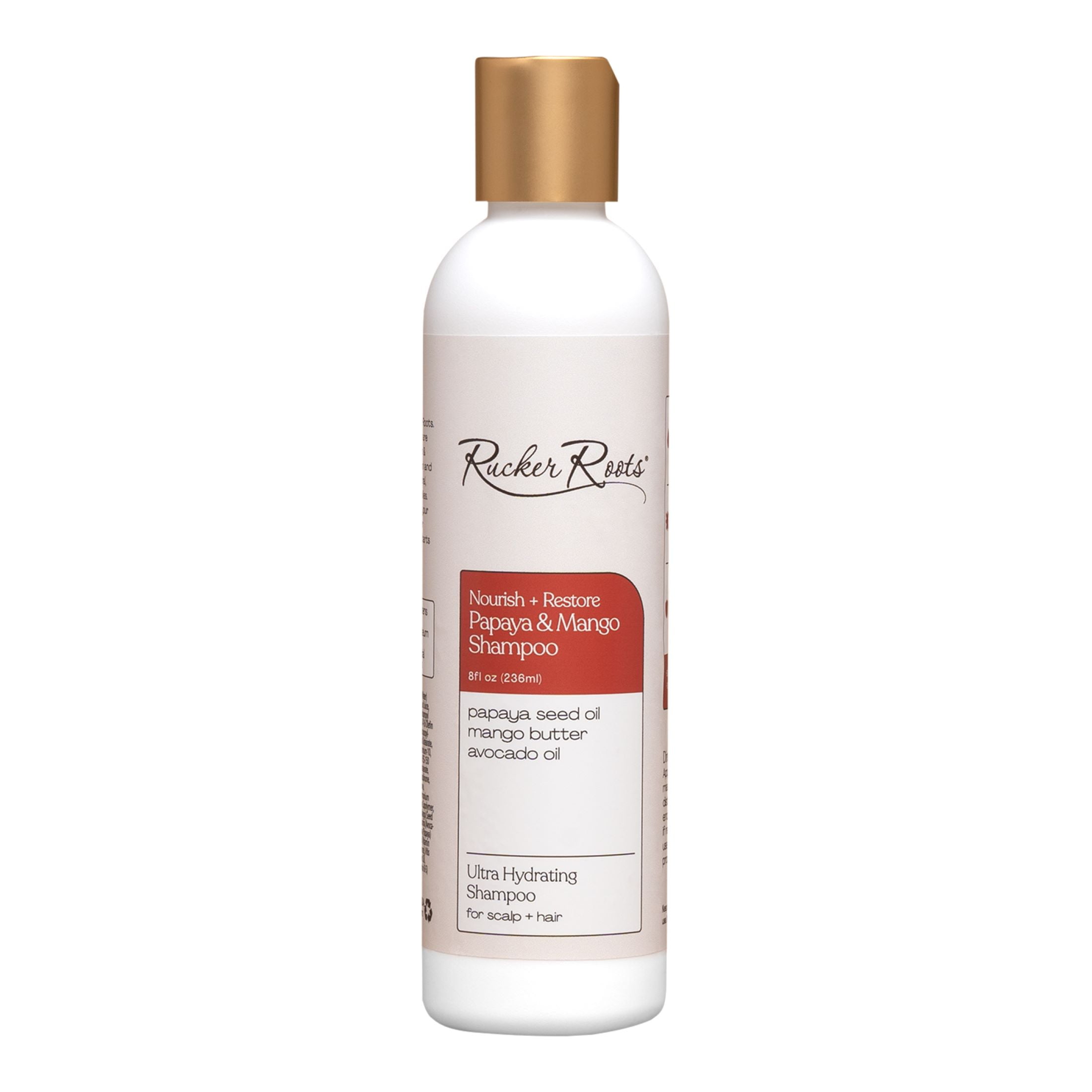 Rucker Roots Nourish + Restore Papaya & Mango Shampoo 8fl.oz., Ultra ...