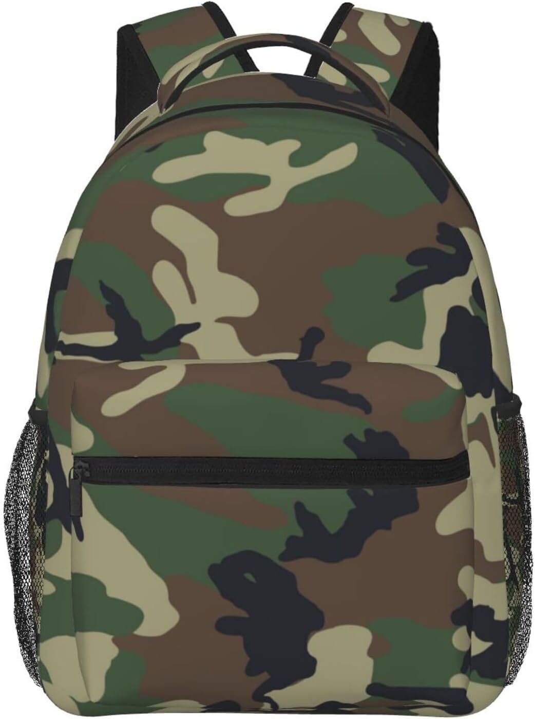Rucksack Anti-Theft Multipurpose Big Capacity Carry On Bag - Green Camo Army Camouflage 3D Print ...