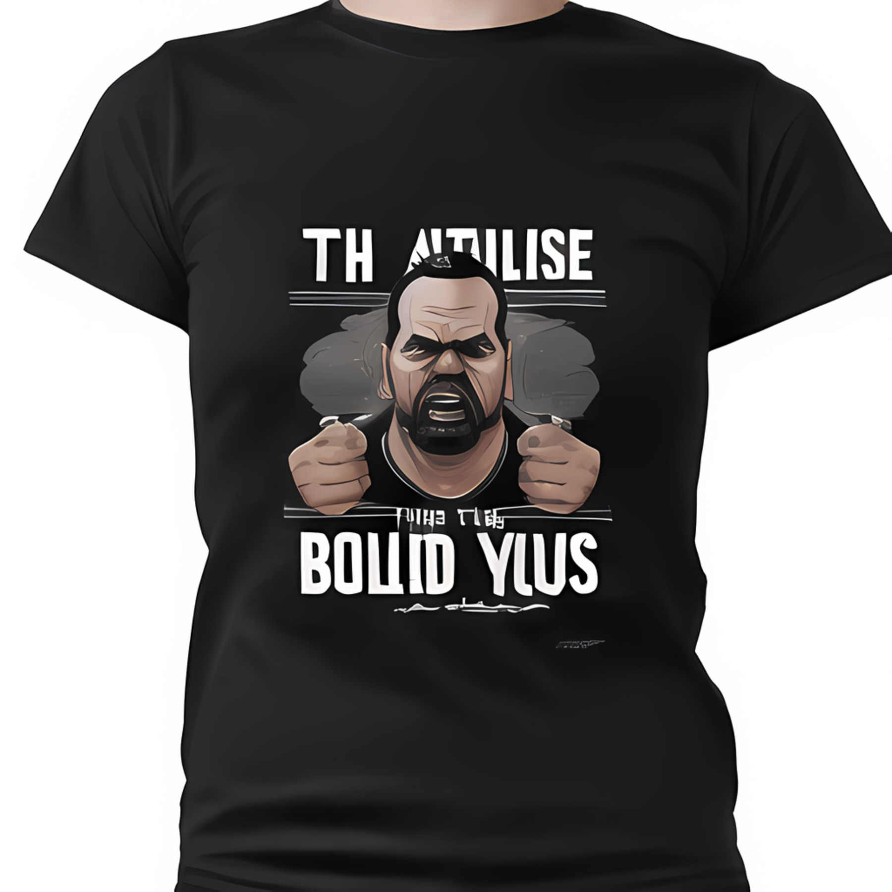 Ruckus Cartoon Fist Logo Black T-Shirt THJulise B Resource ConfiscaTeed ...